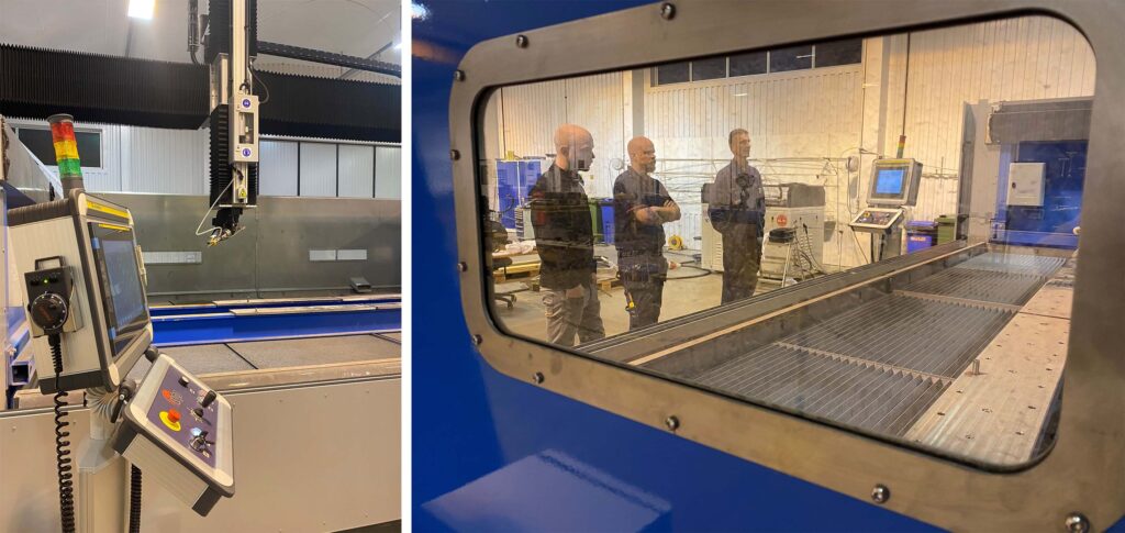 Mission Completed! A full-size 3D waterjet to Radius Aerospace. - Water ...